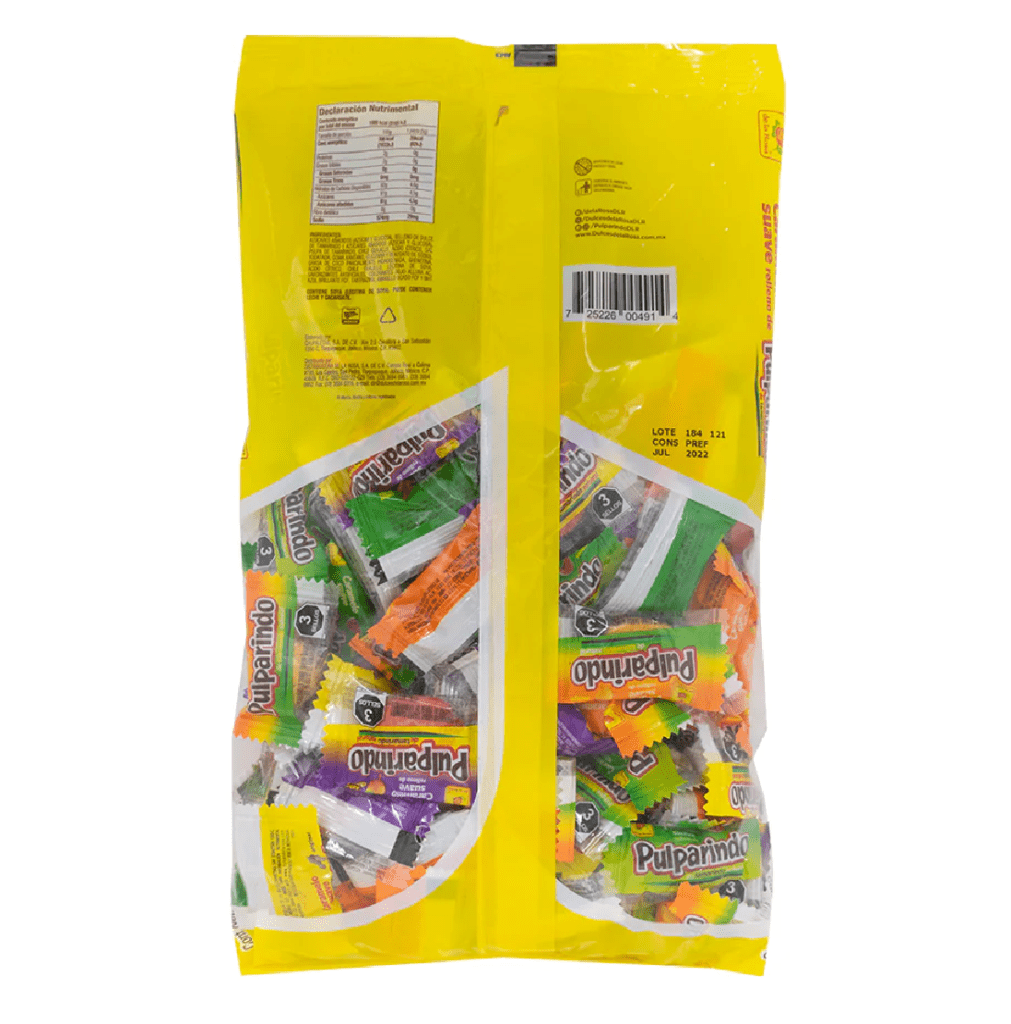 Caramelo Suave Pulparindo 100 piezas 5 grs – Mundo Fiesta