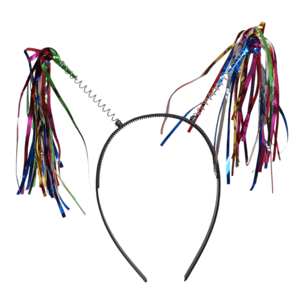 12 Diademas con motitas de colores – Mundo Fiesta