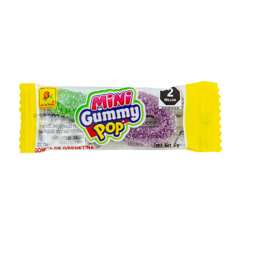 Gomitas Mini Gummy Pop Envoltura Individual 50 piezas 6 grs – Mundo Fiesta