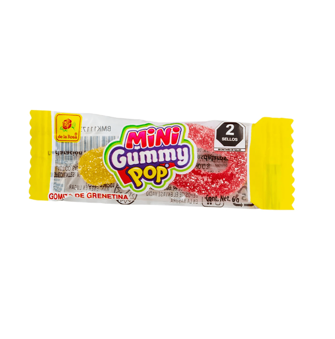 Gomitas Mini Gummy Pop Envoltura Individual 50 piezas 6 grs – Mundo Fiesta