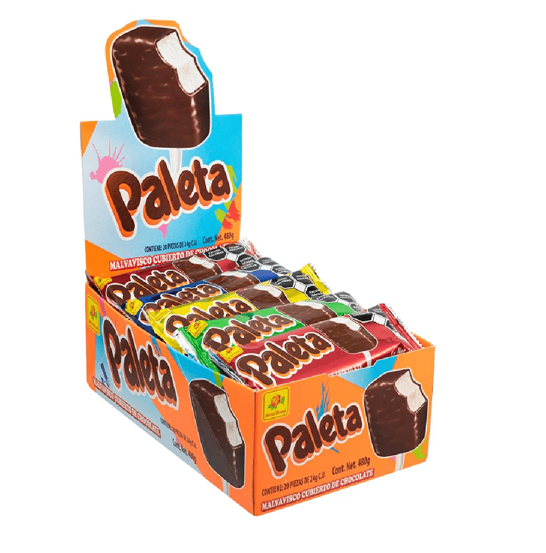 Paleta chocolate 20 piezas – Mundo Fiesta