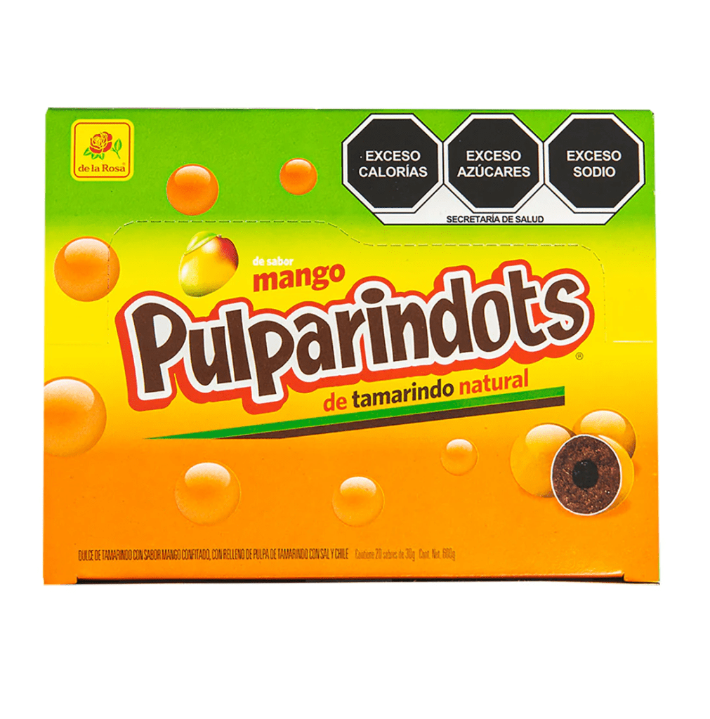 Pulparindots Mango 20 piezas 30 grs – Mundo Fiesta