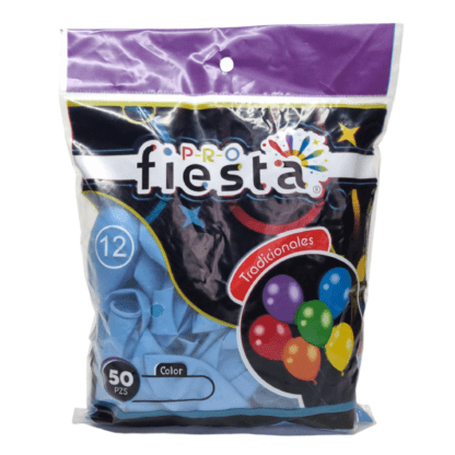 50 Globos látex no.12 colores lisos – Mundo Fiesta